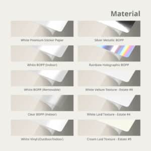 Choosing the Right Material for Your Stickers | UPrinting
