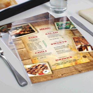 Common Restaurant Menu Sizes for Dine-In and Takeout | UPrinting